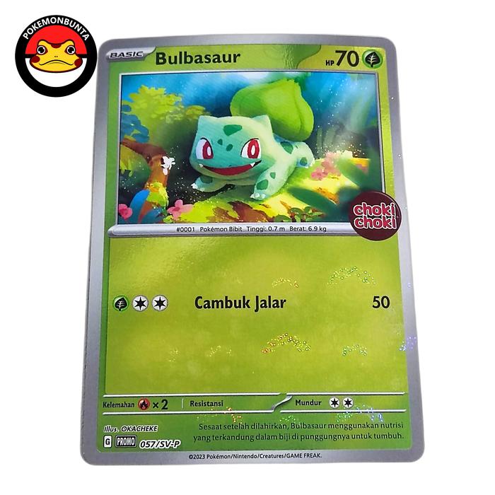 Jual Bulbasaur 057/SV-P Foil Promo Choki Choki - Kartu Pokemon ...