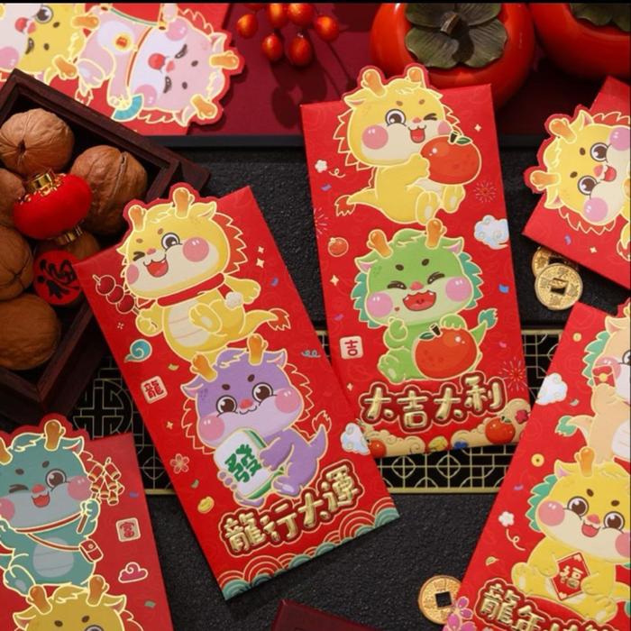 Jual 2142 angpao panjang imlek 2024/angpao naga - Jakarta Utara ...