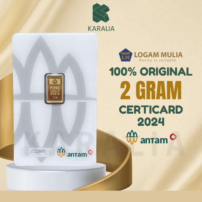 Jual EMAS ANTAM 2 GRAM LM LOGAM MULIA ANTAM 2 GRAM SERTIFIKAT TERBARU ...