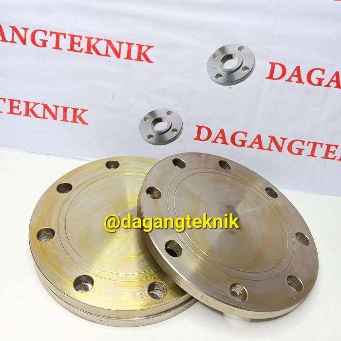 Jual Blind Flange Besi / Mild Steel JIS 5K 3 inch / DN 80 - Jakarta ...