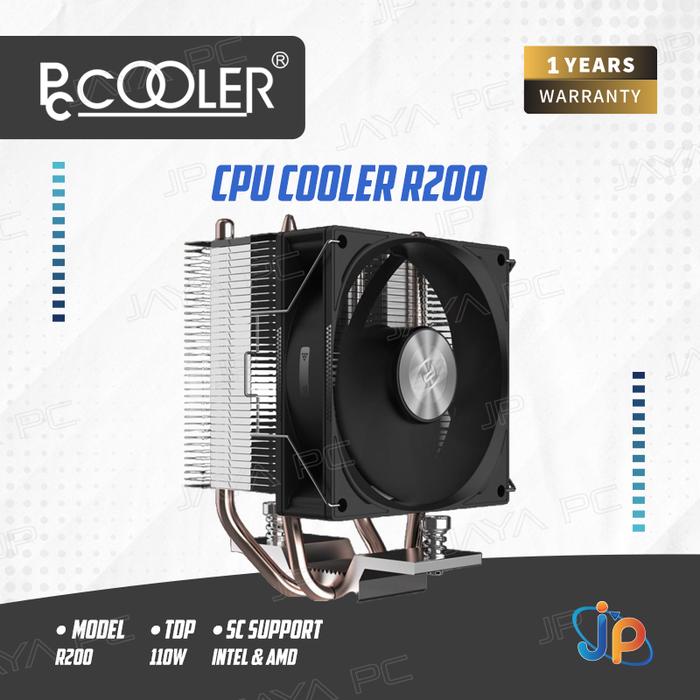 Jual PCCOOLER R200 - CPU Cooler Fan - Jakarta Pusat - Jaya PC | Tokopedia