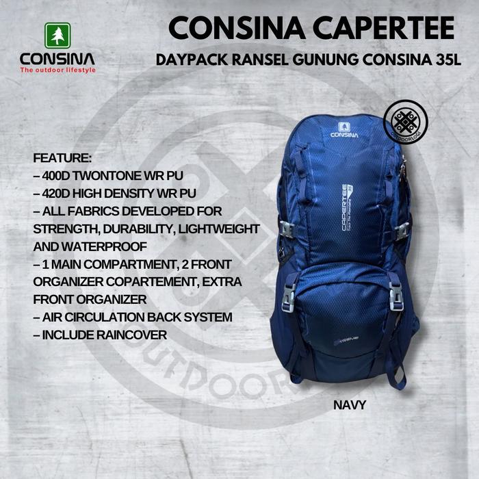 Jual Daypack Consina Capertee 35l | Tas Ransel Consina | Tas Gunung ...