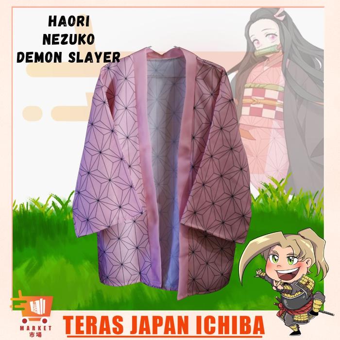 Jual Haori Cosplay Kimetsu No Yaiba / Demon Slayer - Nezuko Kamado ...