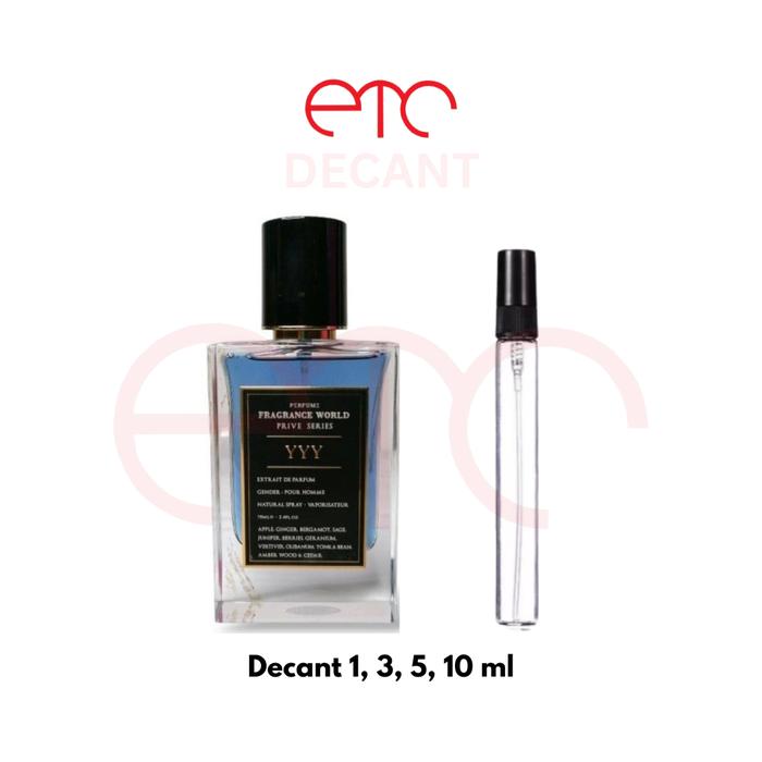 Promo Decant Parfum Fragrance World FW YYY Extrait de Parfum for Men ...