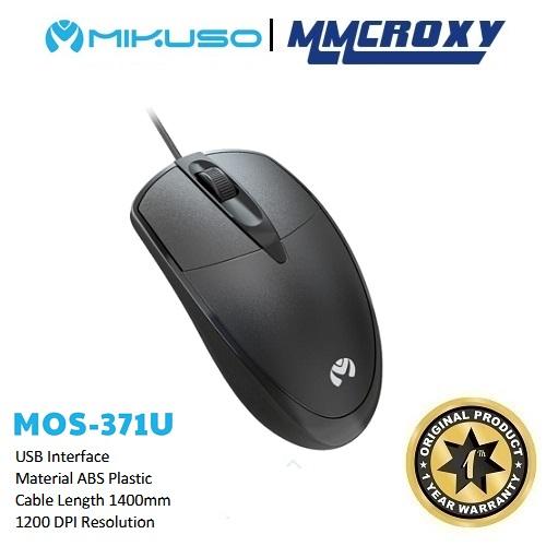 Promo Mikuso MOS-371U Mouse Wired Business Office 1200DPI Mouse Kabel ...