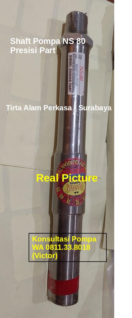 Jual As Shaft Pompa NS 80 As Pompa Air NS 80 bahan Steel Standart Shaft ...