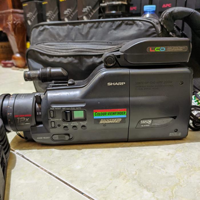 Jual KAMERA JADUL HANDYCAM VHSC SHARP VL-C7500E SHARP MADE IN JAPAN ...