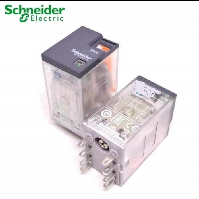 Jual Relay RXM4AB2P7 220V Schneider Plug In dengan LED 6A - Kota ...