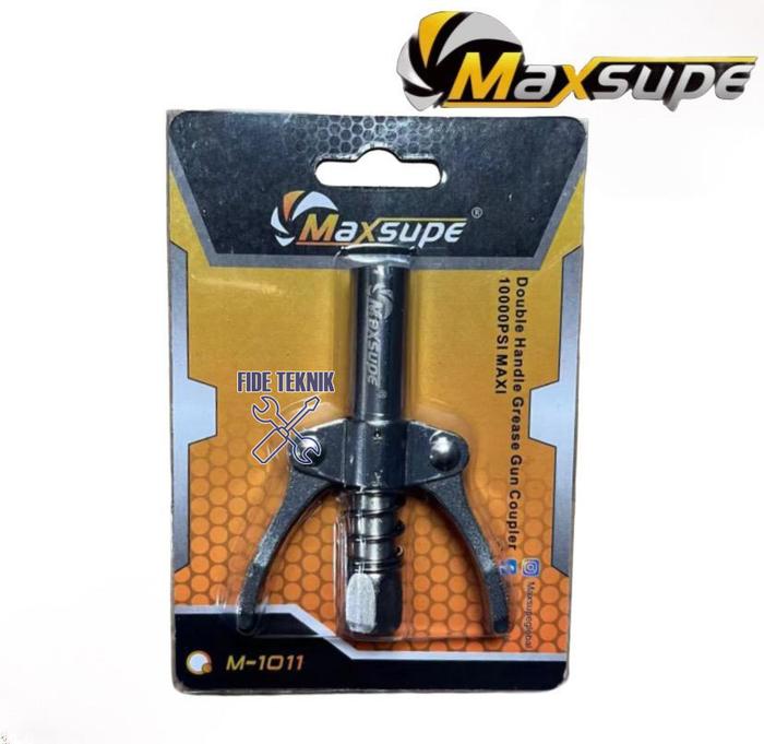 Jual MAXSUPE Kepala selang grease gun pompa gemuk jepit coupler stempet ...