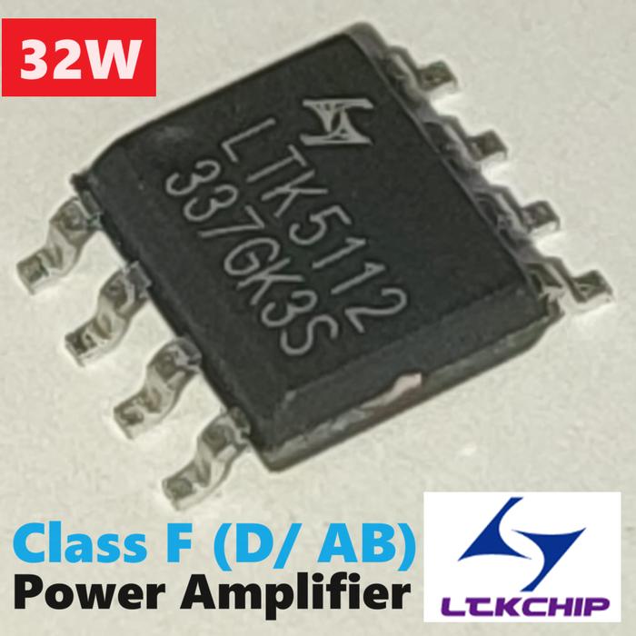 Promo IC LTK5112 Original Power Amplifier 32W Class-F D/AB Bluetooth ...