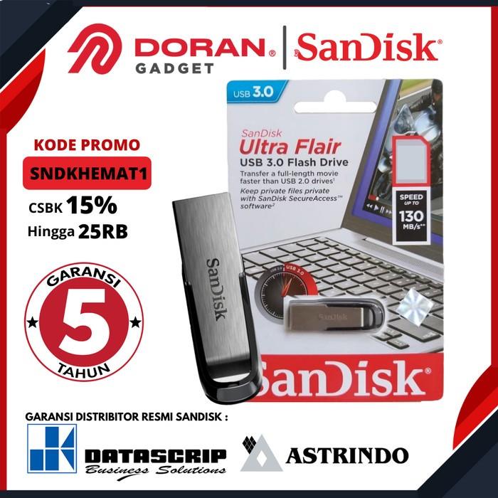 Jual Flashdisk SanDisk 16GB/32GB/64GB/128GB/256GB 150Mb/s - Garansi ...