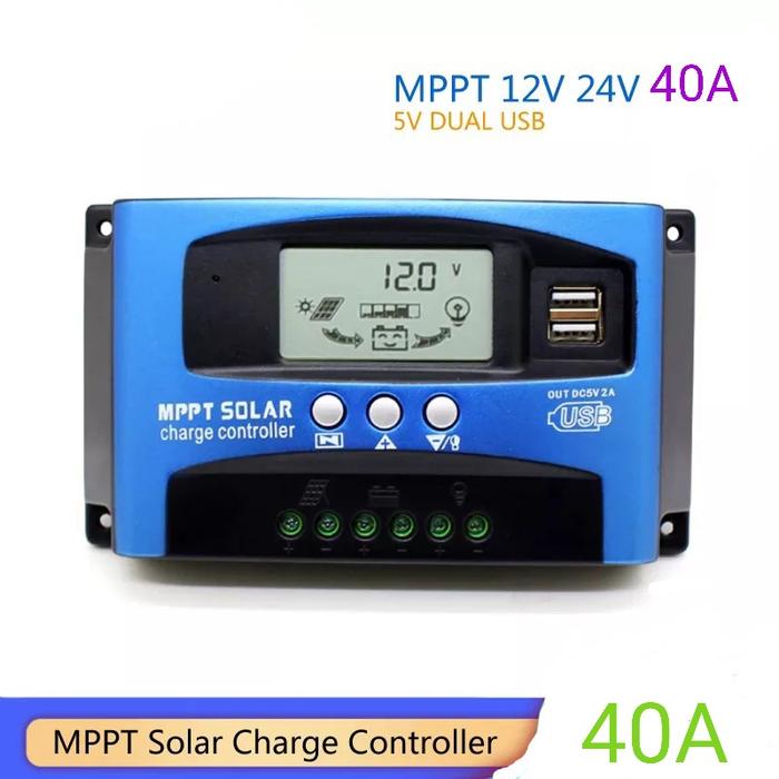 Jual MPPT 100A sollar charger controller scc solar panel surya plts 12V ...