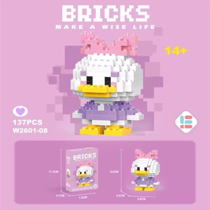 Jual Nano Block Model Karakter Kartun Mainan Balok Edukasi Anak DIY Bricks - Daisy - Jakarta ...