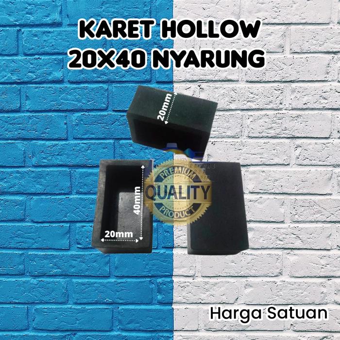 Jual Karet Hollow 2x4 Nyarung Polos / karet besi Hollow 2x4 Nyarung ...