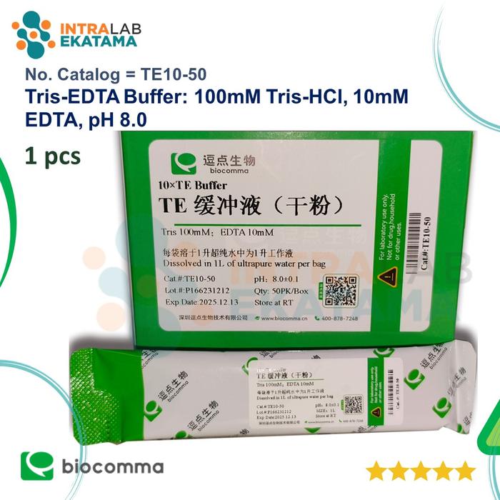 Jual Tris-EDTA Buffer: 100mM Tris-HCl, 10mM EDTA, pH 8.0, (TE10), Biocomma - Kota Bogor ...