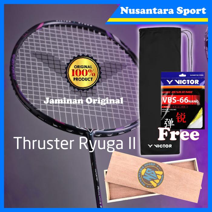 Jual New Limited LZJ Raket Badminton Victor Thruster / TK Ryuga II J ...