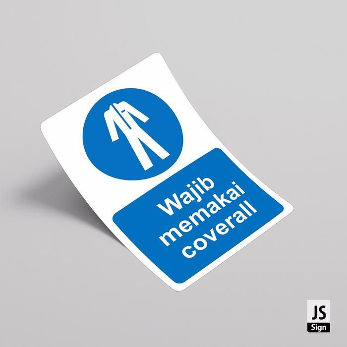Jual STICKER K3 SAFETYSIGN - WAJIB APD MEMAKAI WEARPACK - Kota Malang ...