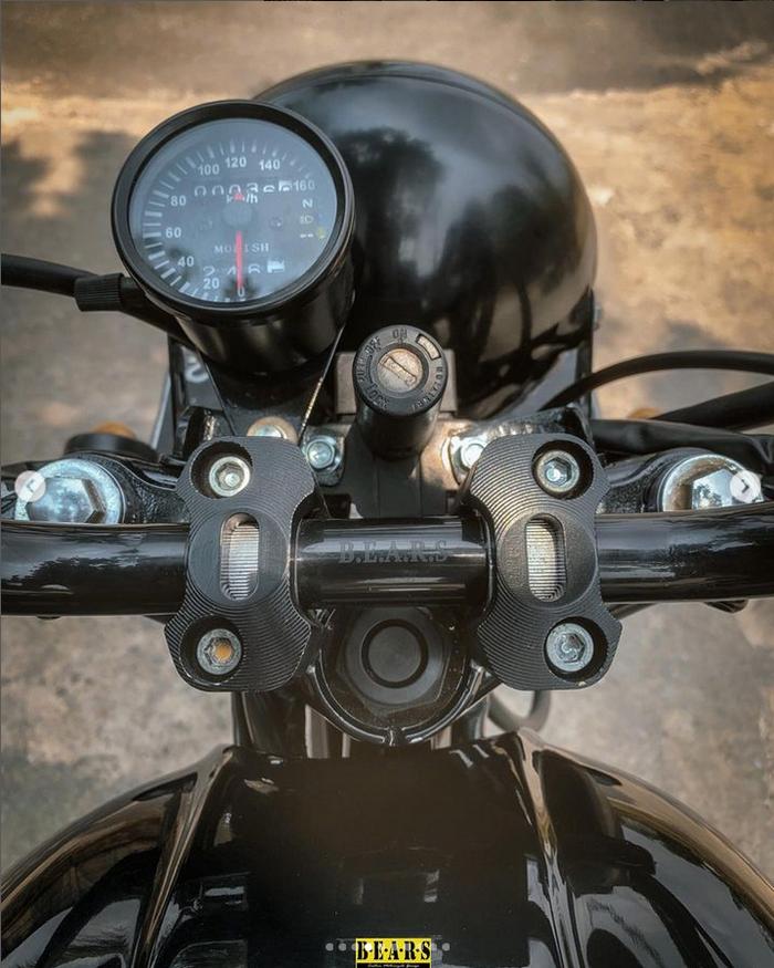 Jual Speedometer Motor Custom Bulat Kawasaki W175 Benelli CB GL - Kota ...