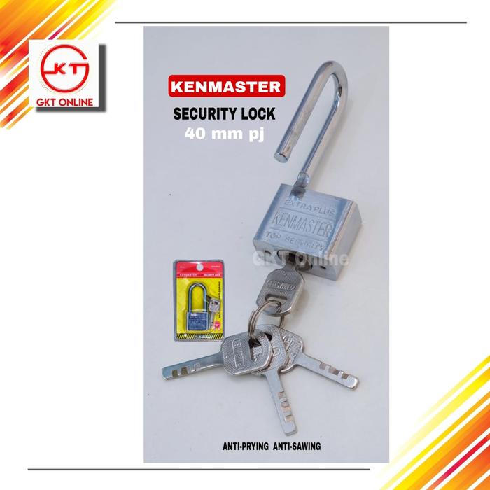Jual Gembok 40mm Panjang / Kenmaster Security Lock - Jakarta Pusat ...