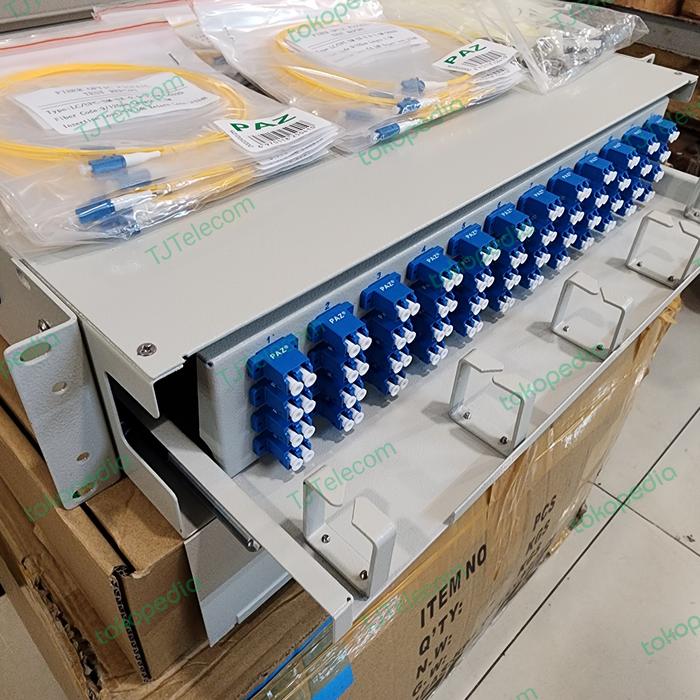 Jual otb rack 96 core LC Lengkap PAZ Full ORIGINAL / ukuran 2U - LENGKAP - Jakarta Pusat ...