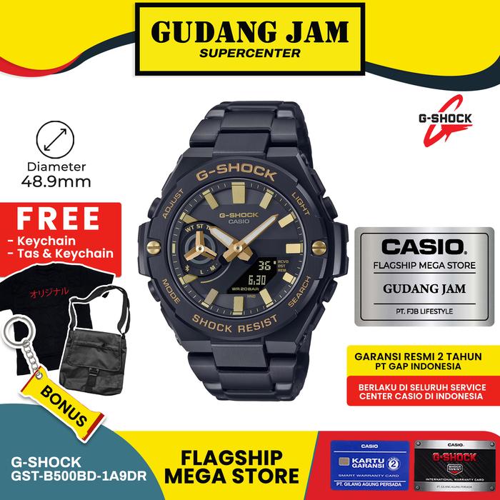 Promo GShock GST-B500BD-1A9DR GST-B500 GSTB500BD GSTB500 Garansi Resmi 2 Thn Cicil 0% 3x - Kota ...