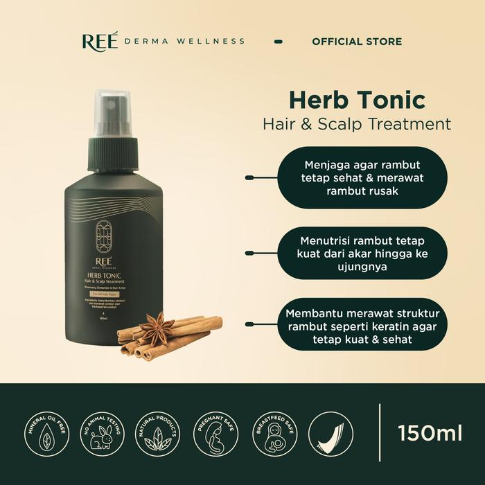 Jual Ree Derma Wellness Herb Tonic - Hair & Scalp Treatment - Kota ...
