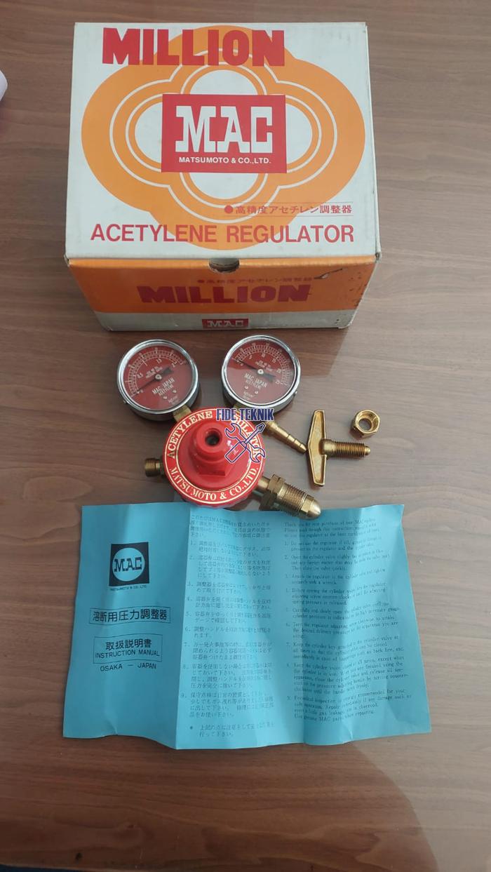 Jual Mac Matsumoto Million Regulator ACET ACE Acetylene Asetilin Karbit Las - Kota Surabaya ...