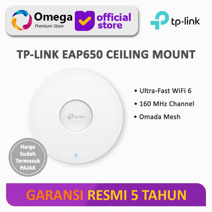 Promo TP-Link EAP650 AX3000 Ceiling Mount WiFi 6 Access Point Cicil 0% 3x - Kota Medan - Omega ...