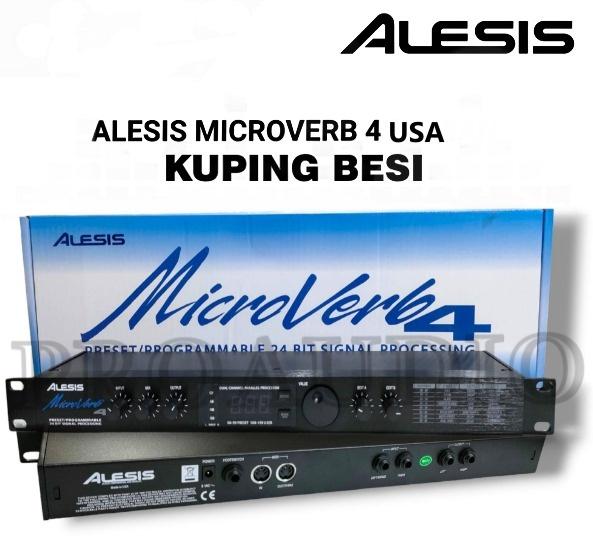 Jual Effect Vokal Alesis Microverb 4 Made In USA Biru Kuping Besi Grade ...