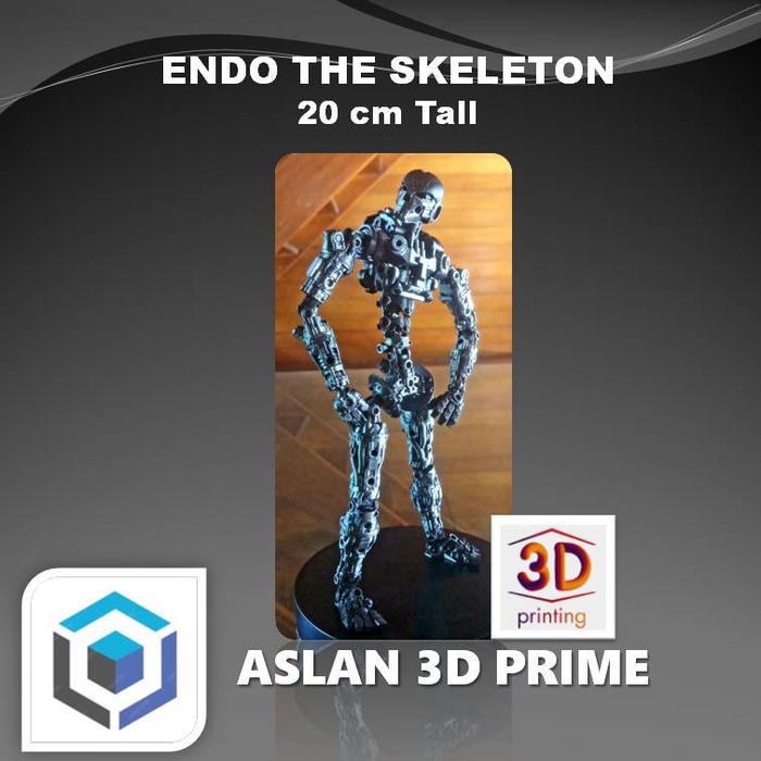 Jual ENDO THE SKELETON ARTICULATED ACTION FIGURE MECHA ROBOT 3D Print ...