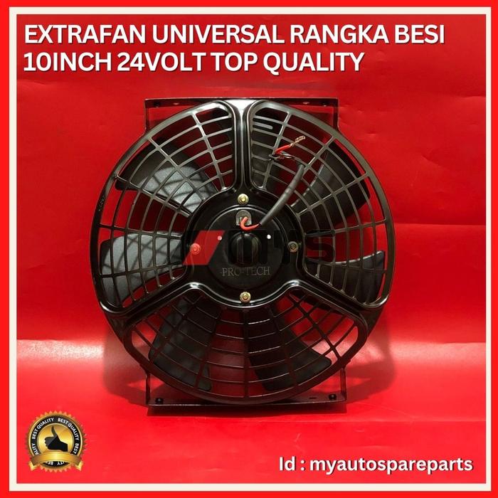Jual Extra Fan AC Mobil Universal 10 inci 24 VOLT extrafan rangka besi ...
