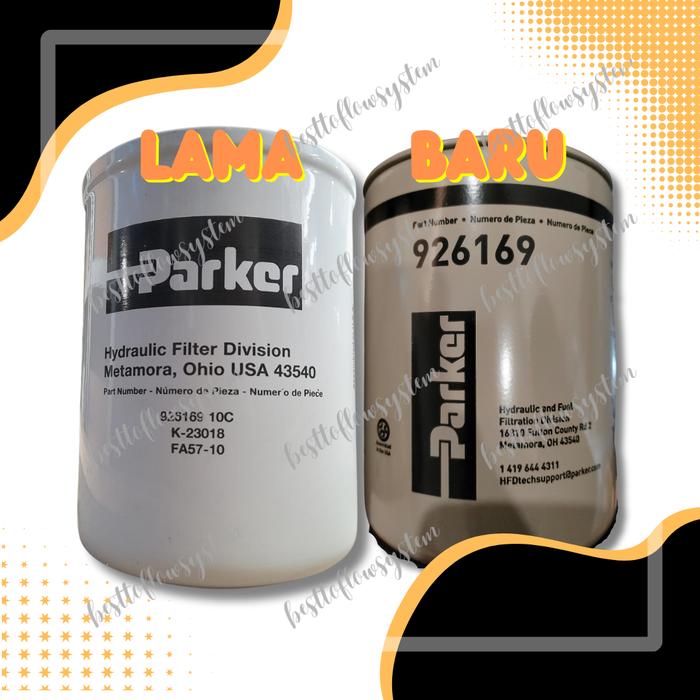 Jual Element Filter Hydraulic Parker 926169-10micron (FA57-10) Element ...