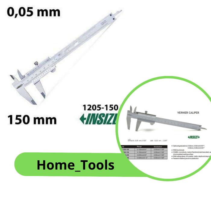 Jual Sigmat Jangka Sorong Vernier Caliper Insize 6" 150mm Manual 1205-150S - Jakarta Barat ...