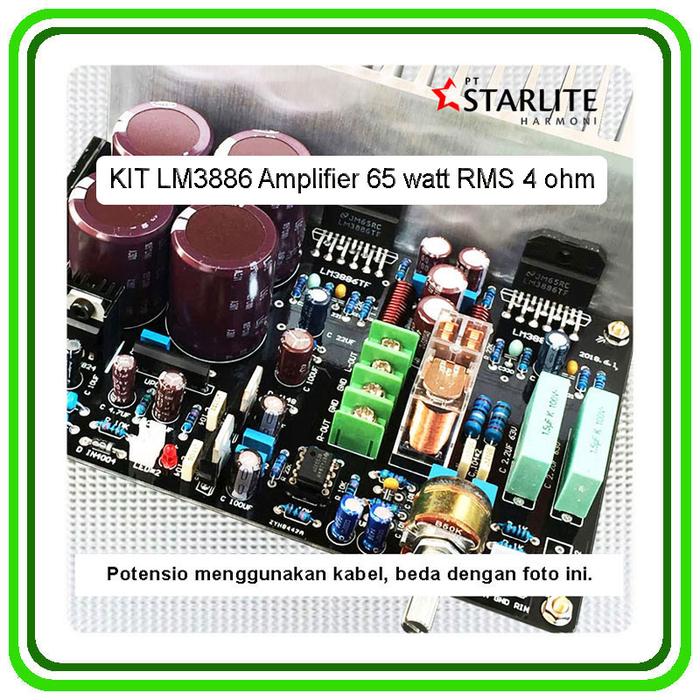 Jual KIT LM3886 Amplifier 65 watt (RMS), 4 ohm Box Metal - Kota Bandung ...