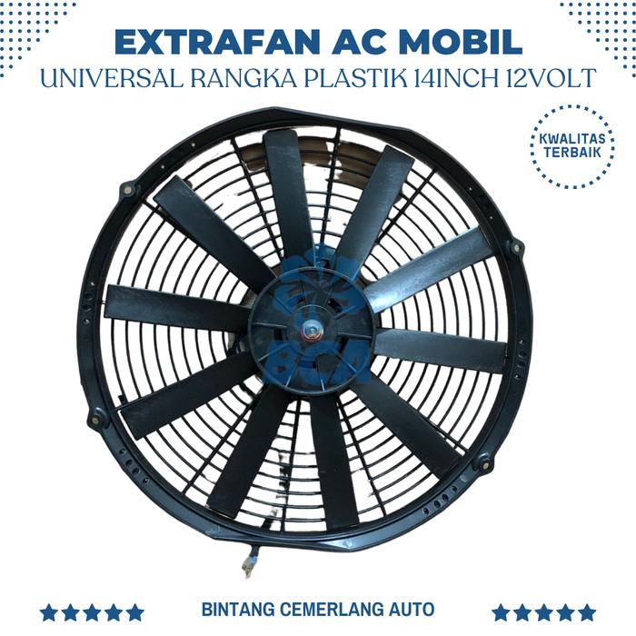 Jual Extrafan Ac Mobil Universal Plastik ukuran 14 inci EXTRA FAN 14 ...