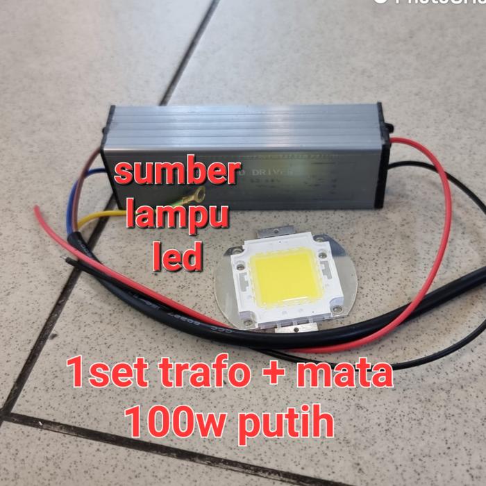 Jual trafo led 100w 100watt - trafo + mata 100 watt 100w putih - trafo saja - Jakarta Barat ...