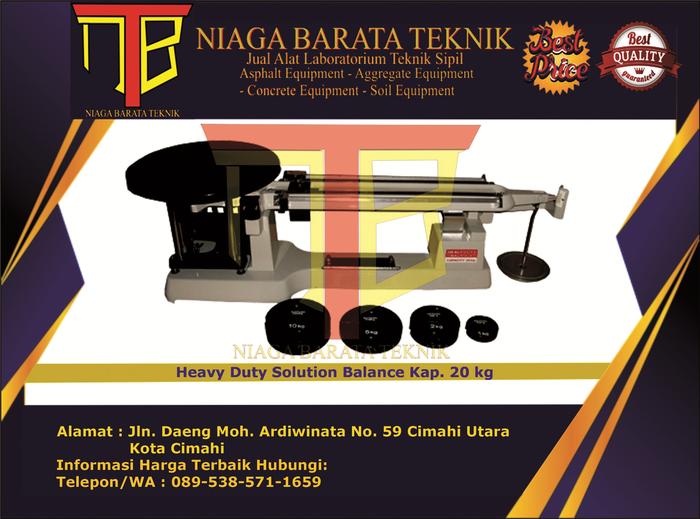 Jual heavy duty solution balance 20 kg timbangan spesific gravity ...