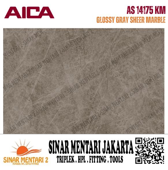 Jual AICA HPL AS 14175 KM Glossy Gray Sheer Marble - Jakarta Barat ...