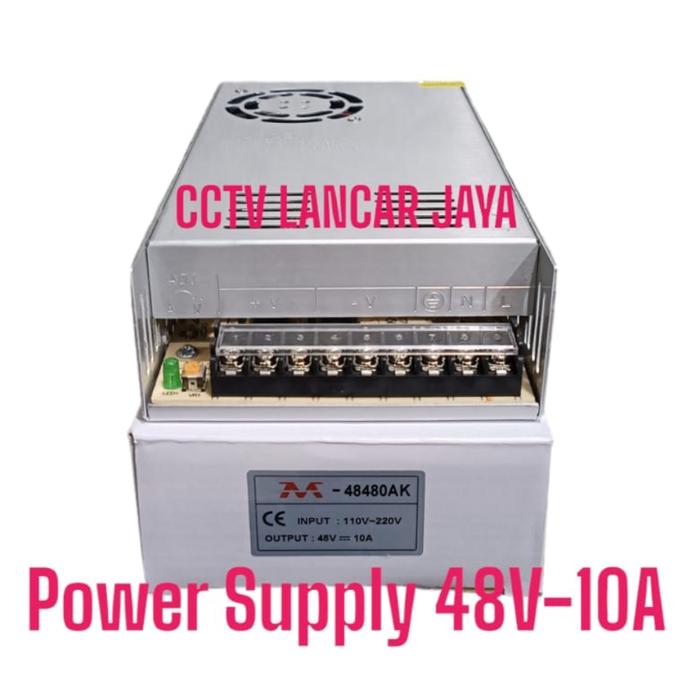 Jual AC DC 48V 10A 480w Switching Adaptor Power Supply 48 Volt 10 ...