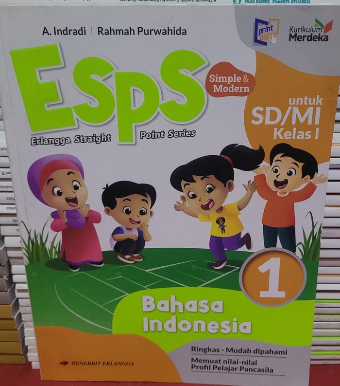 Jual Buku Erlangga - Esps Bahasa Indonesia Kelas 1/2/4/5 Sd K Merdeka Di Seller Noelle ...