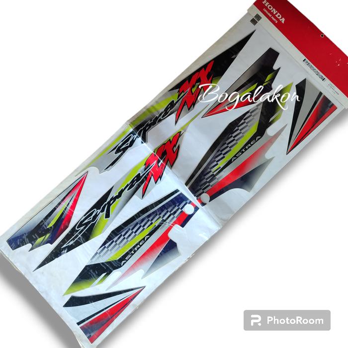 Jual stripping polet stiker supra xx silver ungu original ahm - Kota ...