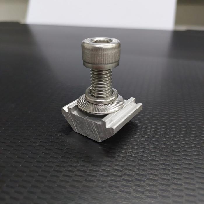 Jual T Module Nut Solar PV / Sliding Nut Bracket Panel Surya M8*25MM ...