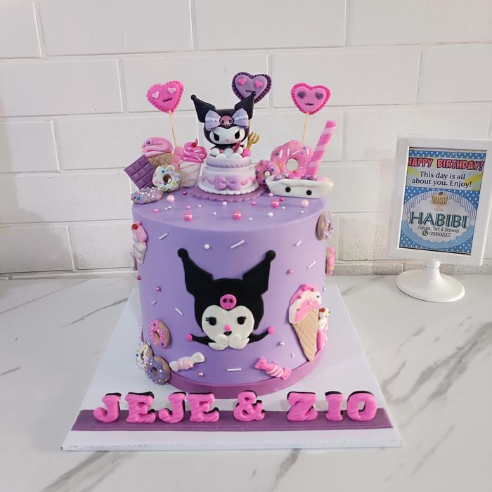 Jual cake kuromi / kuromi cake / kuromi sanrio cake - Kota Tangerang ...