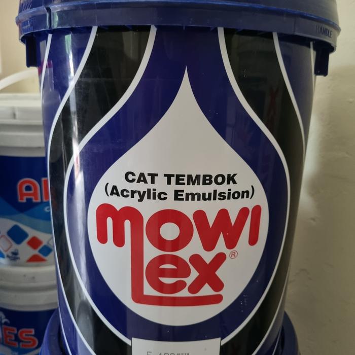 Jual Cat Tembok Interior Mowilex Emulsion 20 Ltr WHITE E100 ( khusus ...