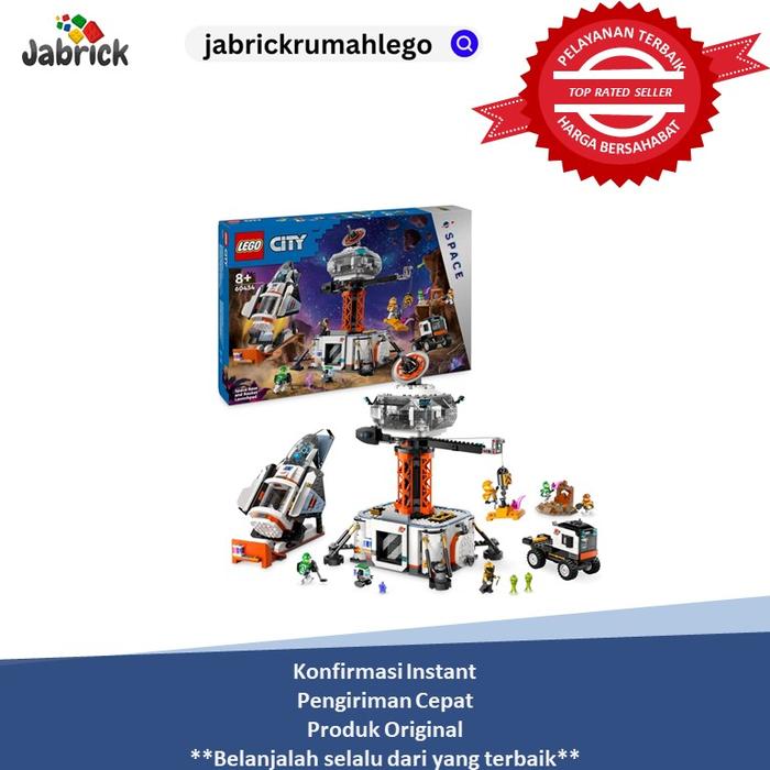 Jual LEGO 60434 City Space Base and Rocket Launchpad Set, Toy - Jakarta Utara - Jabrick Rumah ...