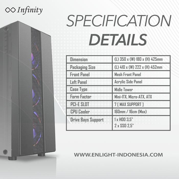 Jual Casing Infinity Cyclops - Atx Gaming Case Infinity Cyclops By ...