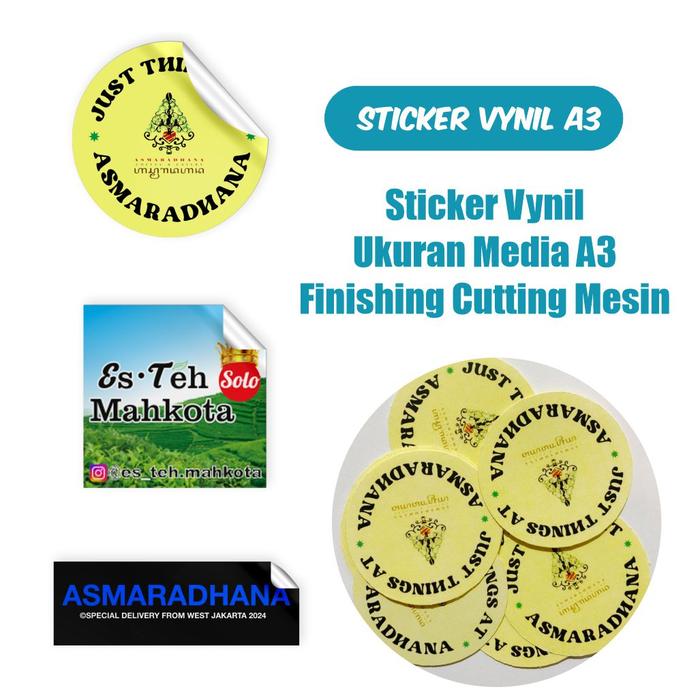 Jual Cetak Sticker Vynil A3 - Jakarta Barat - Kampung CMYK | Tokopedia