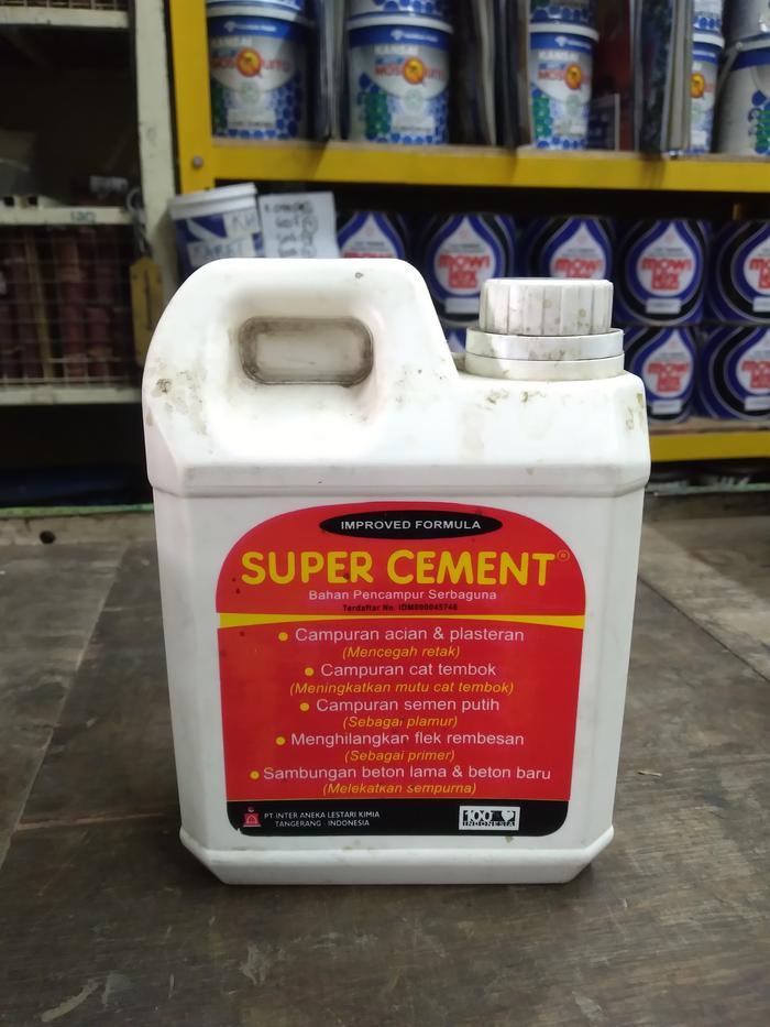 Jual Bahan penguat plester / acian / semen / beton Super Cement 1 kg ...