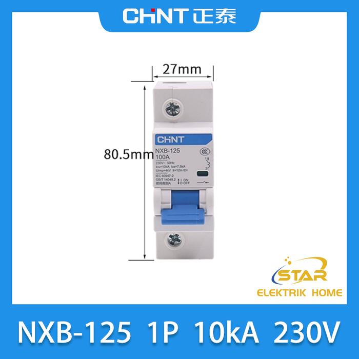 Jual MCB MCCB CHINT NXB-125 1P 2P 3P 4P 80A 100A 125A 10kA - 1P, 100A - Jakarta Barat - STAR ...