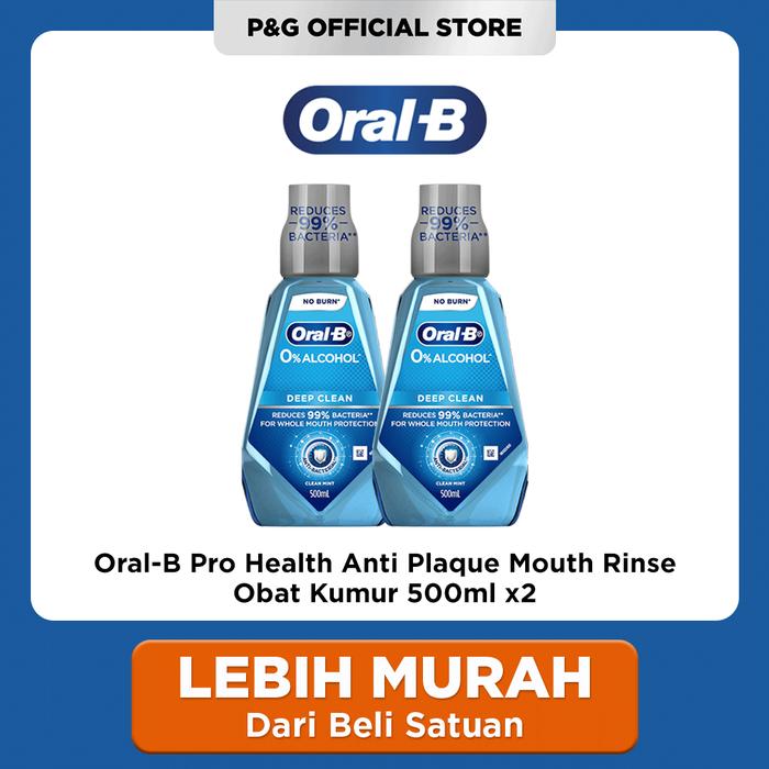 Promo Oral-B Pro Health Anti Plaque Mouth Rinse Obat Kumur 500ml - Isi ...